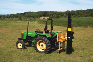 Kiwi Tractor 3-Point Hitch Post Driver